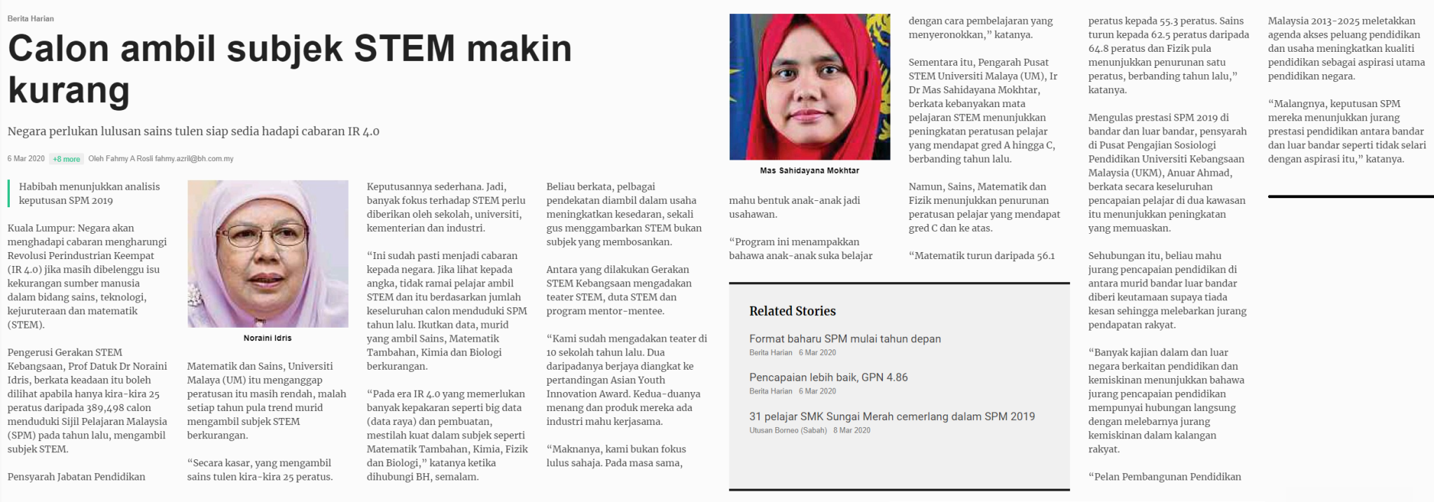 News Events – National STEM Association Malaysia