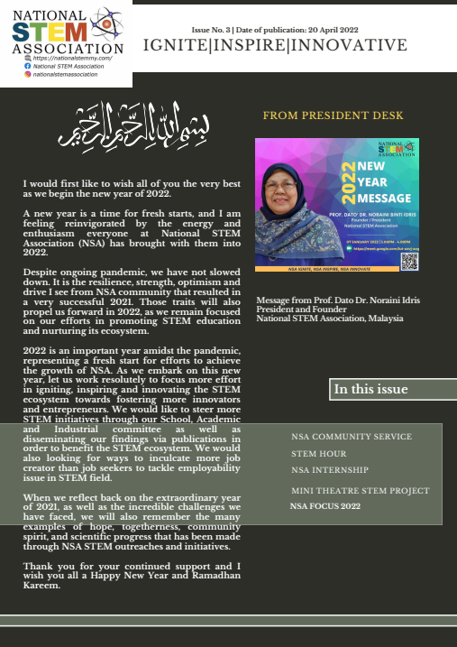 Newsletter Issues – National STEM Association Malaysia